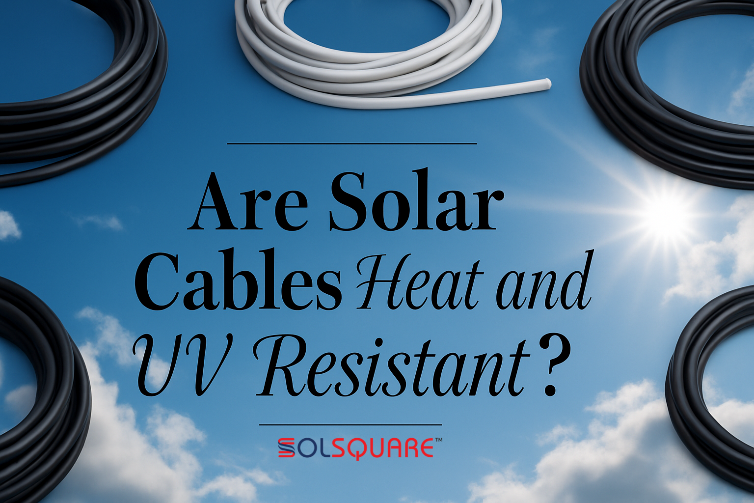 Are Solar Cables Heat and UV Resistant? | Solsquare