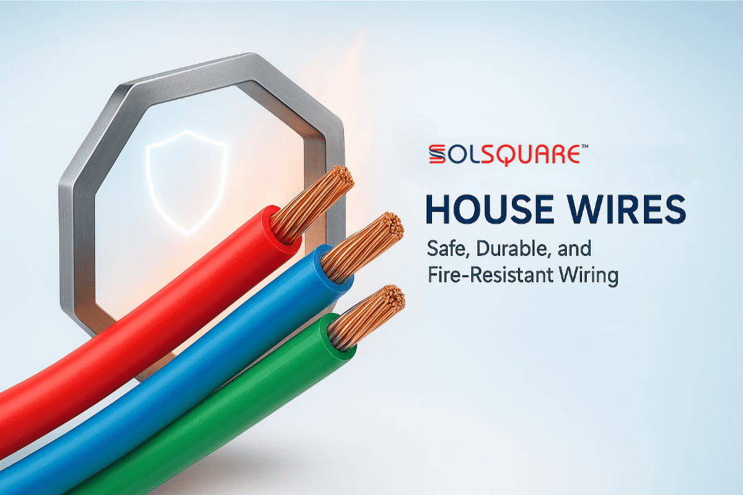 Solsquare House Wires – Fire-Safe & Durable Wiring